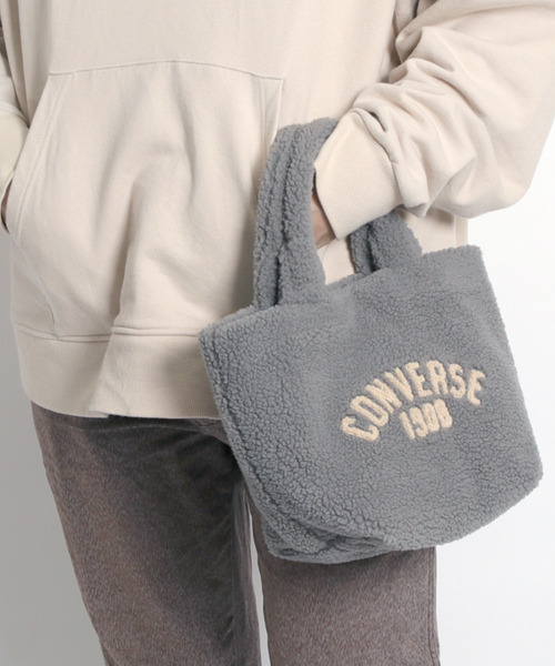 CONVERSE トートバッグ 「CONVERSE/コンバース」BOA COLLEGE LOGO TOTE BAG S ボアカレッジロゴ刺繍 ...
