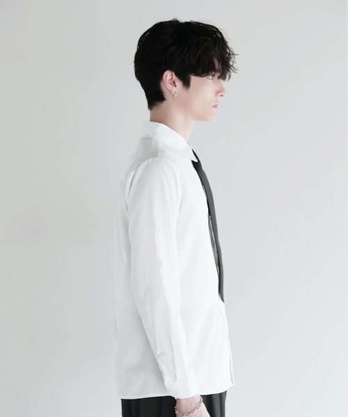 ASTRONOMY シャツ 「2点セット」ネクタイ付きドレープ長袖シャツ メンズ : ZOZOTOWN Yahoo!店 - 通販 - Yahoo!ショッピング