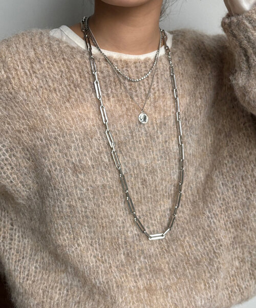 DouDou（ドゥドゥ） ネックレス ラインストーンコイン2連ネックレス レディース : ZOZOTOWN Yahoo!店 - 通販 - Yahoo!ショッピング