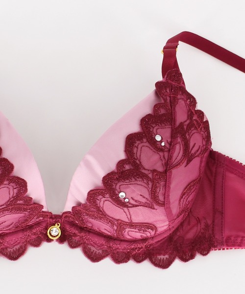 Absorle 下着女性 上下セット シャイニーフルール ブラ＆Tバックセット レディース : ZOZOTOWN Yahoo!店 - 通販 - Yahoo!ショッピング