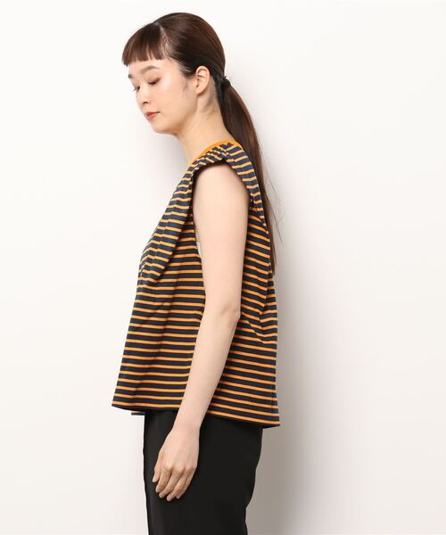 Yahoo!オークション - 「Ameri」 ノースリーブトップス FREE オレンジ ...