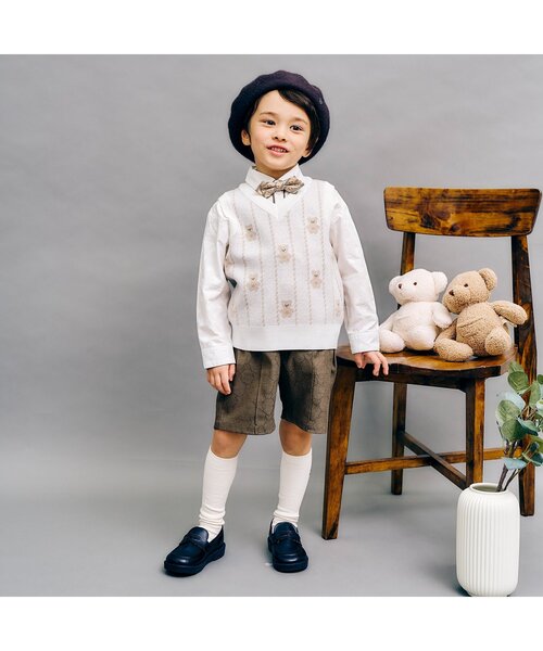 apres les cours パンツ tinybear フォーマルハーフパンツ キッズ 子供服 男の子 女の子 : ZOZOTOWN Yahoo!店 - 通販 - Yahoo!ショッピング
