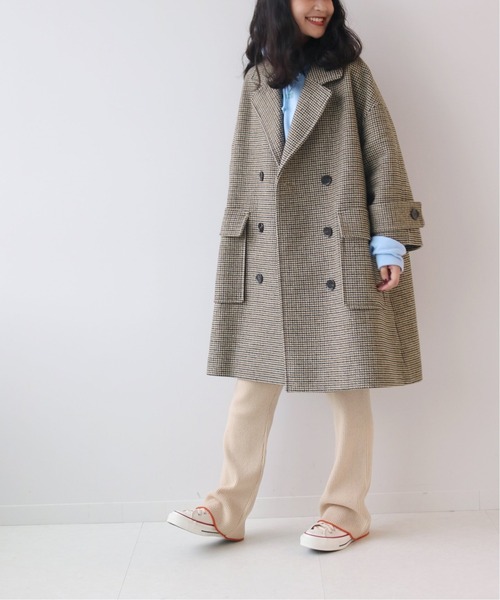 Yahoo!オークション - 「SLOBE citron.」 チェスターコート 38 ブラウ...