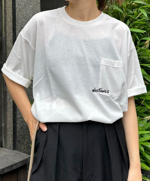 WILD THINGS 「WILD THINGS」 7分袖Tシャツ LARGE ホワイト メンズ : ZOZOTOWN Yahoo!店 - 通販 - Yahoo!ショッピング