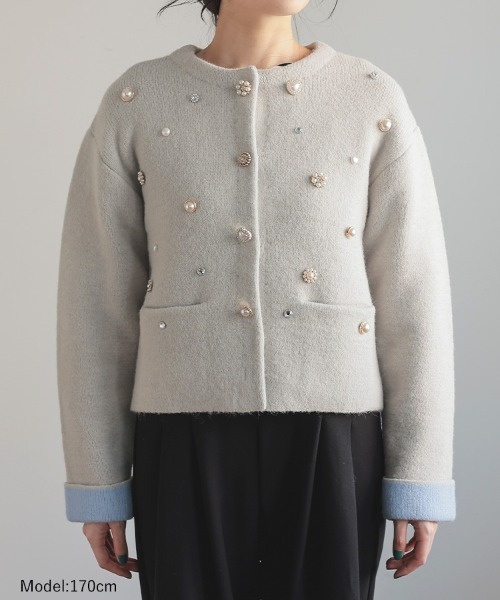 DONOBAN（ドノバン） カーディガン マルチボタンコーディガン