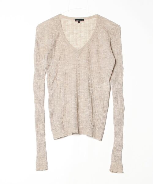 theory 「theory 」 Vネックニット S ベージュ レディース : ZOZOTOWN Yahoo!店 - 通販 - Yahoo!ショッピング