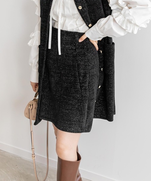 Yahoo!オークション - 「RANDA」 スカート 1 ホワイト レディース