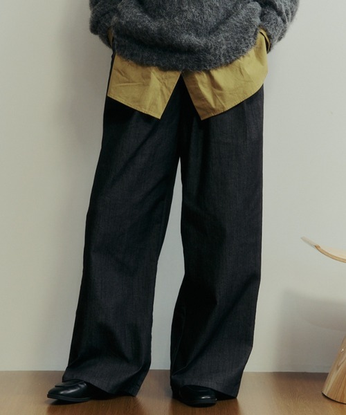 Libra Cue ジーンズ デニム デニムパンツ デニムイージーパンツ レディース : ZOZOTOWN Yahoo!店 - 通販 - Yahoo!ショッピング