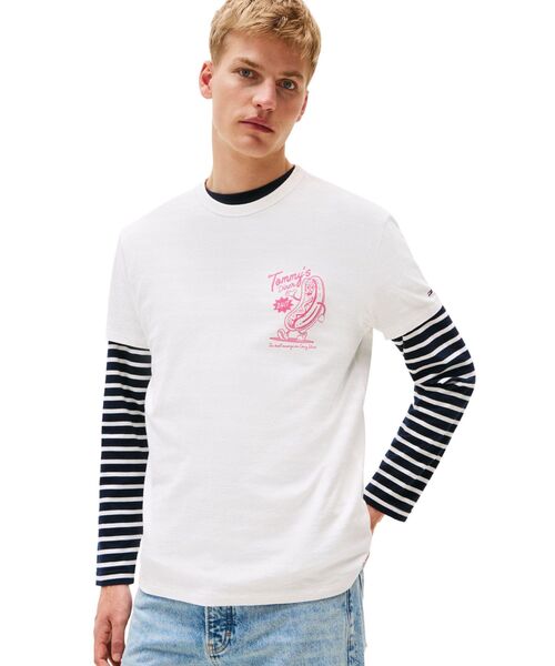 TOMMY JEANS（トミー・ジーンズ） tシャツ レギュラーノベルティフェア