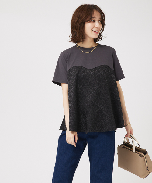 abahouse mavie 「abahouse mavie」 半袖カットソー フリー チャコールグレー レディース : ZOZOTOWN Yahoo!店 - 通販 - Yahoo!ショッピング