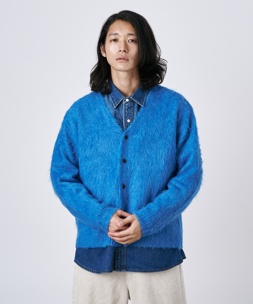 ベーセーストック（B．C STOCK）/【CALIFORNIA RANCH HOUSE】シャギーカーディガン B.C STOCK（ベーセーストック） カーディガン 「CALIFORNIA RANCH