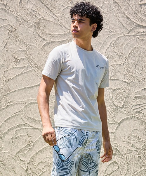 HANGTEN ラッシュガード 「HANGTEN/ハンテン」ポケット付きアクアTシャツ/胸元ワンポイントラッシュガード メンズ レディース : ZOZOTOWN Yahoo!店 - 通販 ...