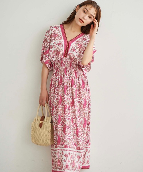 Edit Sheen 「Edit Sheen」 半袖ワンピース M ピンク レディース : ZOZOTOWN Yahoo!店 - 通販 - Yahoo!ショッピング