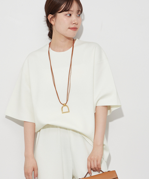 plage 「Plage」 半袖ニット - ホワイト レディース : ZOZOTOWN Yahoo!店 - 通販 - Yahoo!ショッピング