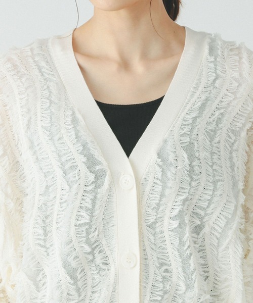 GLOBAL WORK（グローバルワーク） カーディガン シアーフリンジカーディガン長袖/492317 レディース : ZOZOTOWN Yahoo!店 - 通販 - Yahoo!ショッピング