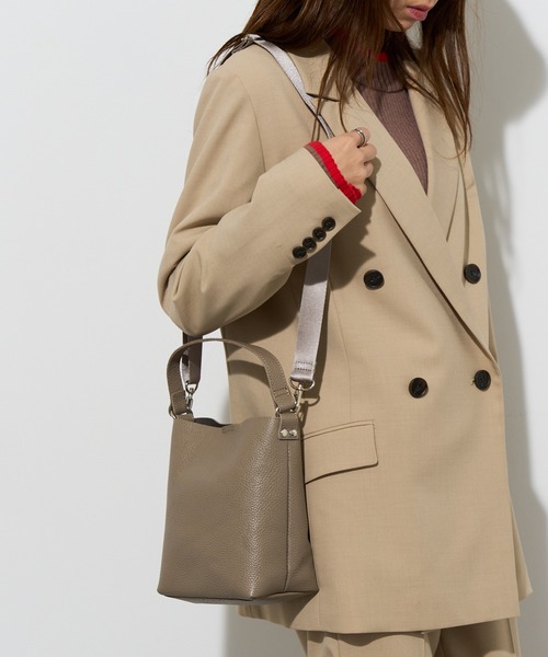 TIDEWAY ハンドバッグ 日本製/最高品質の本革「TIDEWAY」EC限定 ポーチ付きワンハンドルショルダーバッグ / 2WAY BUCKET SHOULDER : ZOZOTOWN ...