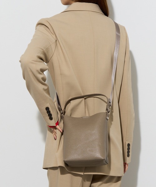 TIDEWAY ハンドバッグ 日本製/最高品質の本革「TIDEWAY」EC限定 ポーチ付きワンハンドルショルダーバッグ / 2WAY BUCKET SHOULDER : ZOZOTOWN ...