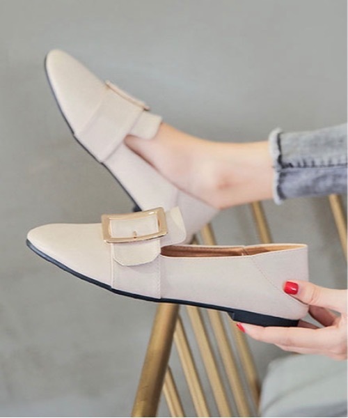 BURNER ローファー 「OKUOKU 0909」ベルトデザイン oku-shoes-652399800457-33 レディース メンズ ...
