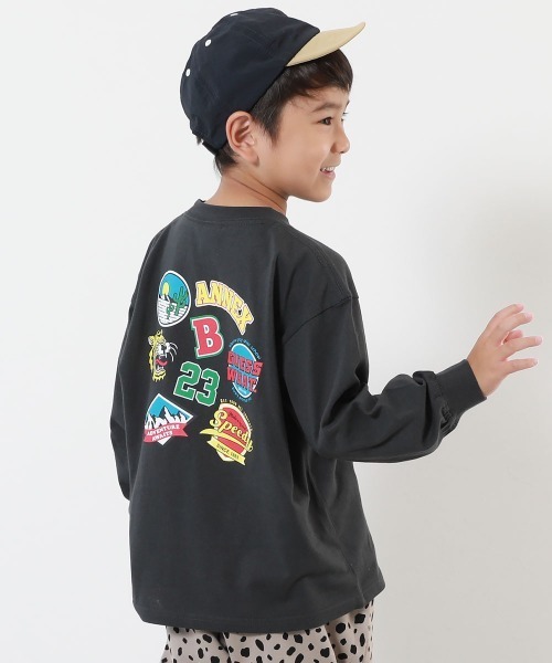 devirock tシャツ 綿100% デビラボ BIGシルエット プリント袖リブ 長袖Tシャツ キッズ 子供服 男の子 女の子 : ZOZOTOWN Yahoo!店 - 通販 - Yahoo ...