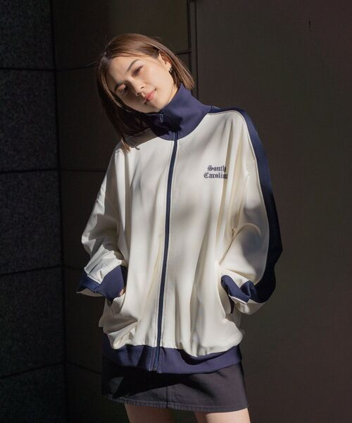 Yahoo!オークション - 「TIMELY WARNING」 ブルゾン MEDIUM オフホワイ...