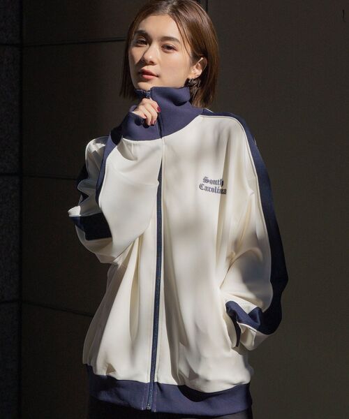 Yahoo!オークション - 「TIMELY WARNING」 ブルゾン MEDIUM オフホワイ...