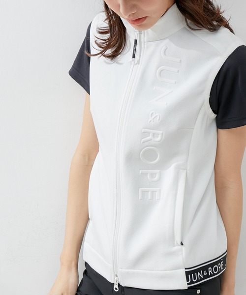 JUN&ROPE' アウター 「吸汗速乾」2WAYポンチエンボスロゴベスト レディース : ZOZOTOWN Yahoo!店 - 通販 - Yahoo!ショッピング