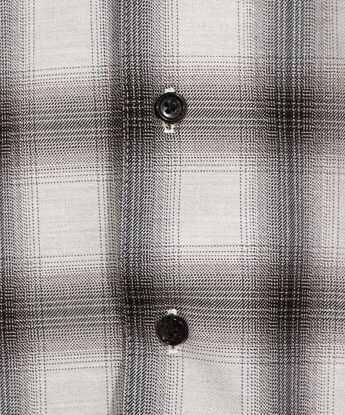MEN'S BIGI（メンズビギ） シャツ ダブルポケットオンブレーチェック