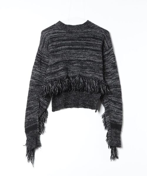 mame 「mame」 長袖ニット 1 ブラック レディース : ZOZOTOWN Yahoo!店 - 通販 - Yahoo!ショッピング