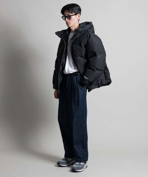 Yahoo!オークション - 「+phenix」 ダウンジャケット SMALL チャコール...