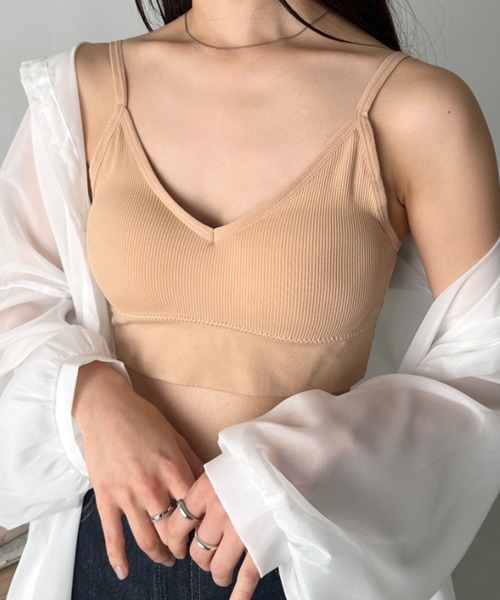 CLEA キャミソール バックオープンリブブラトップ : ZOZOTOWN Yahoo!店 - 通販 - Yahoo!ショッピング