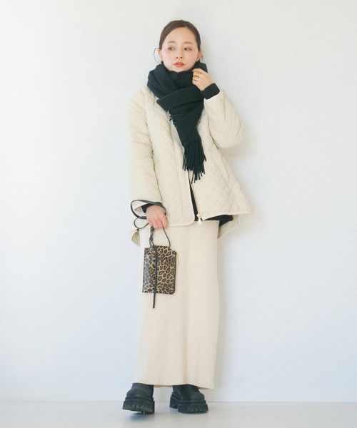 KOBE LETTUCE（神戸レタス） ダウンコート ダウンジャケット 「 田中亜希子さんコラボ 」選べる2type 2Wayボアorキルティングコート レディース : ZOZOTOWN ...