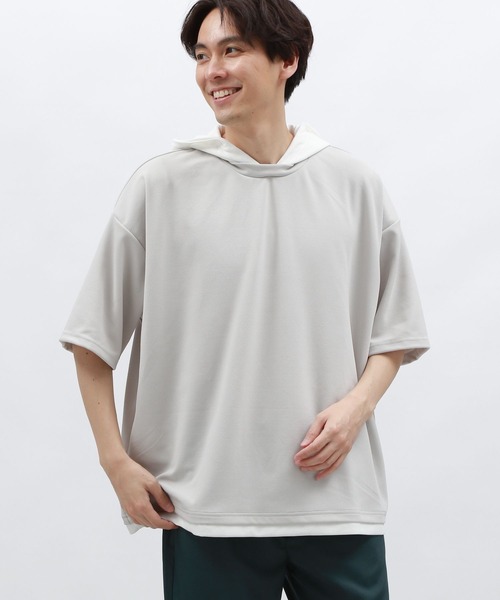 LAKOLE tシャツ フードレイヤード半袖T / 126591 メンズ : ZOZOTOWN Yahoo!店 - 通販 - Yahoo!ショッピング