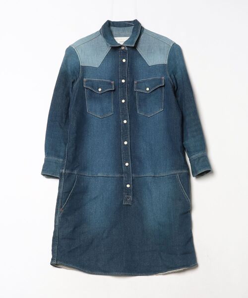 PLST 「PLST」 シャツワンピース 2 ネイビー レディース : ZOZOTOWN Yahoo!店 - 通販 - Yahoo!ショッピング