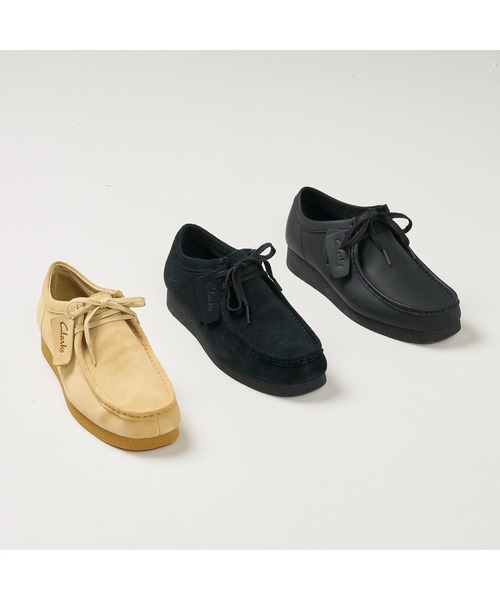 Clarks（クラークス） デッキシューズ UK10 ブラック メンズ