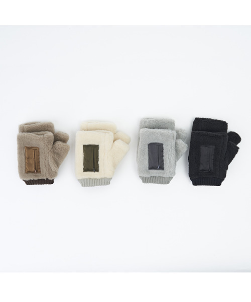 SUBLIME 手袋 「SUBLIME/サブライム」GO OUT BOA GLOVE 指だしボアグローブ 手袋SB233-0615 メンズ レディース : ZOZOTOWN Yahoo!店 ...