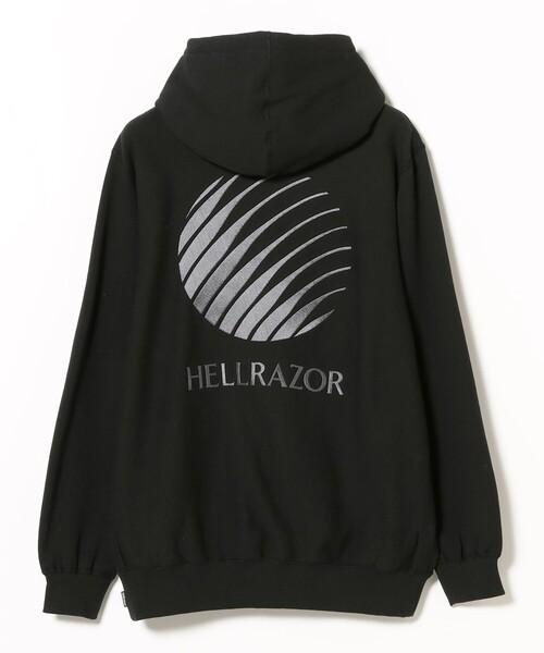 トレーナー スウェット HELLRAZOR / LOGO EMB FULL ZIP HOODIE メンズ : 87836651 ...