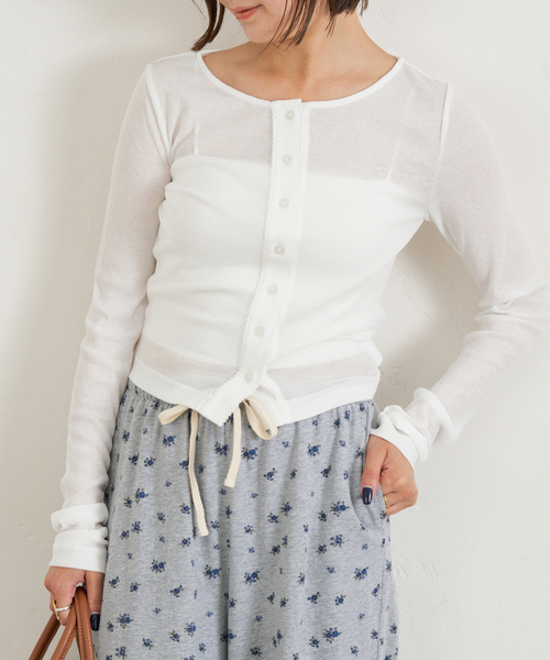 U by SPICK&SPAN カーディガン コットンテレココンパクトカーデ レディース : ZOZOTOWN Yahoo!店 - 通販 - Yahoo!ショッピング