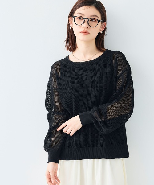 CROSS FUNCTION ニット セーター 「洗える」エブ楽 クラフトメッシュニットアンサンブル「CF/クロスファンクション」 レディース : ZOZOTOWN Yahoo!店 - 通販 ...