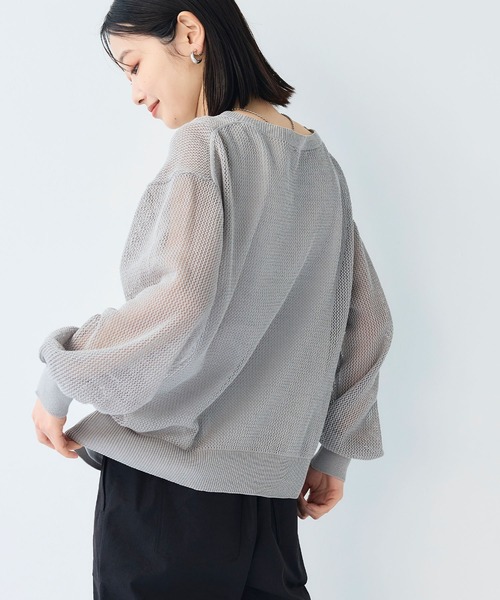 CROSS FUNCTION ニット セーター 「洗える」エブ楽 クラフトメッシュニットアンサンブル「CF/クロスファンクション」 レディース : ZOZOTOWN Yahoo!店 - 通販 ...