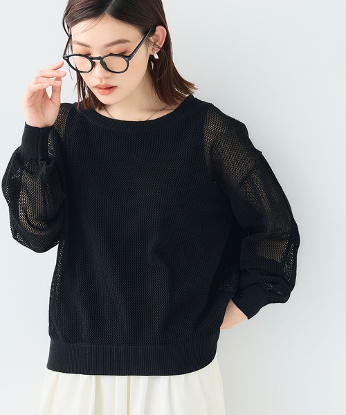 CROSS FUNCTION ニット セーター 「洗える」エブ楽 クラフトメッシュニットアンサンブル「CF/クロスファンクション」 レディース : ZOZOTOWN Yahoo!店 - 通販 ...