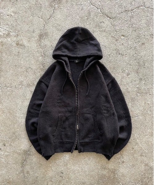 MandO（nemne store） 「MandO（Auntie Rosa）」 ジップアップパーカー LARGE ブラック メンズ : ZOZOTOWN Yahoo!店 - 通販 ...