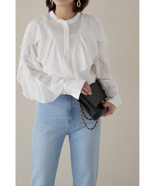 &. NOSTALGIA 「&. NOSTALGIA」 長袖ブラウス FREE ホワイト レディース : ZOZOTOWN Yahoo!店 - 通販 - Yahoo!ショッピング