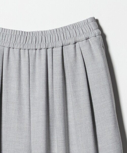 BEAUTY＆YOUTH UNITED ARROWS パンツ 裏起毛ジョーゼット ワイドパンツ