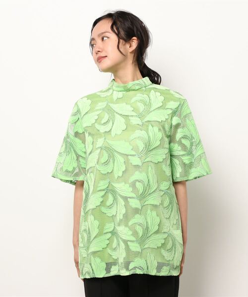 Ameri 「AMERI」 半袖ブラウス MEDIUM グリーン レディース : ZOZOTOWN Yahoo!店 - 通販 - Yahoo!ショッピング