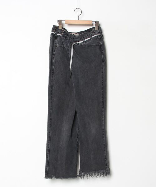 「MAISON EUREKA」 ダメージ加工デニムパンツ S グレー レディース : 89462655 : ZOZOTOWN Yahoo!店 - 通販 - Yahoo!ショッピング