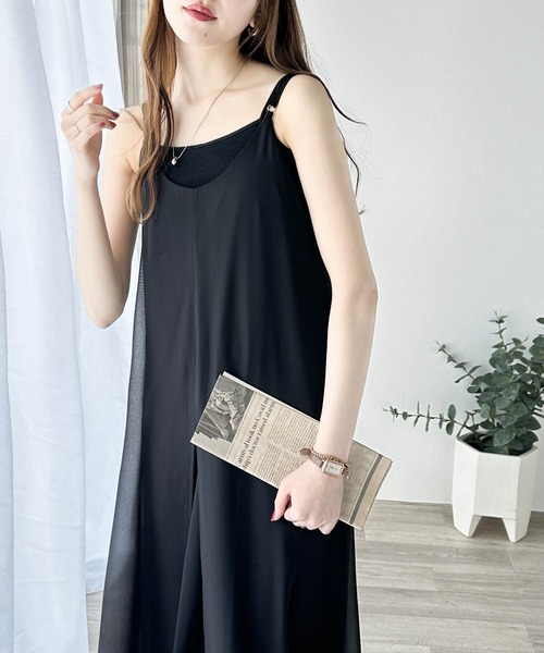 classicalelf 「classicalelf」 キャミソールワンピース X-LARGE ブラック レディース : ZOZOTOWN Yahoo!店 - 通販 - Yahoo!ショッピング