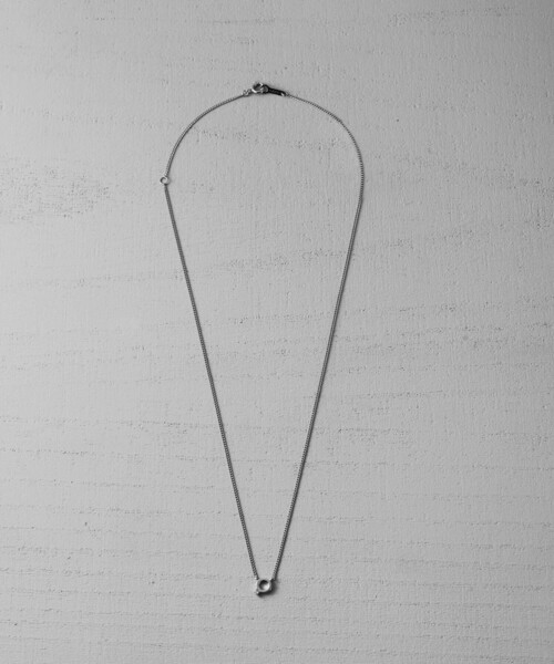 and cloud（アンドクラウド） ネックレス Minimum Circle Black-Gray Diamond Necklace レディース : ZOZOTOWN Yahoo!店 ...