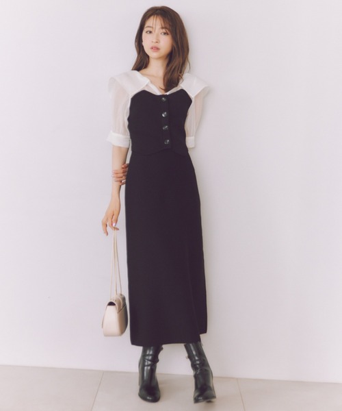 SNIDEL 「SNIDEL」 ニットワンピース FREE ブラック レディース : ZOZOTOWN Yahoo!店 - 通販 - Yahoo!ショッピング