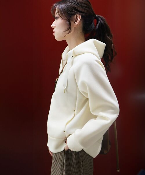 le.coeur blanc（ルクールブラン） パーカー エアリーダンボール
