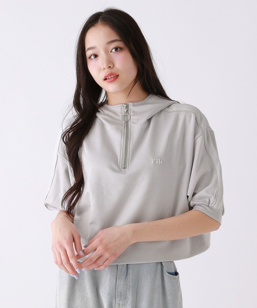 repipi armario パーカー ハーフZIPフーディ− キッズ 子供服 女の子 : ZOZOTOWN Yahoo!店 - 通販 - Yahoo!ショッピング